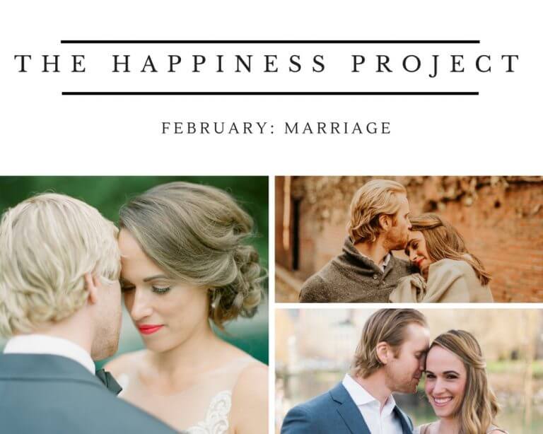 The Happiness Project, February: Marriage - South End Style